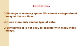 Array in c | PPTX