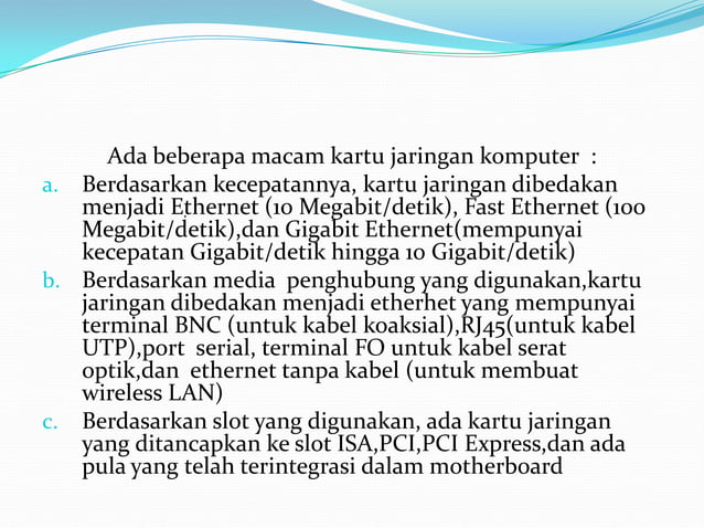 pengertian internet | PPTX