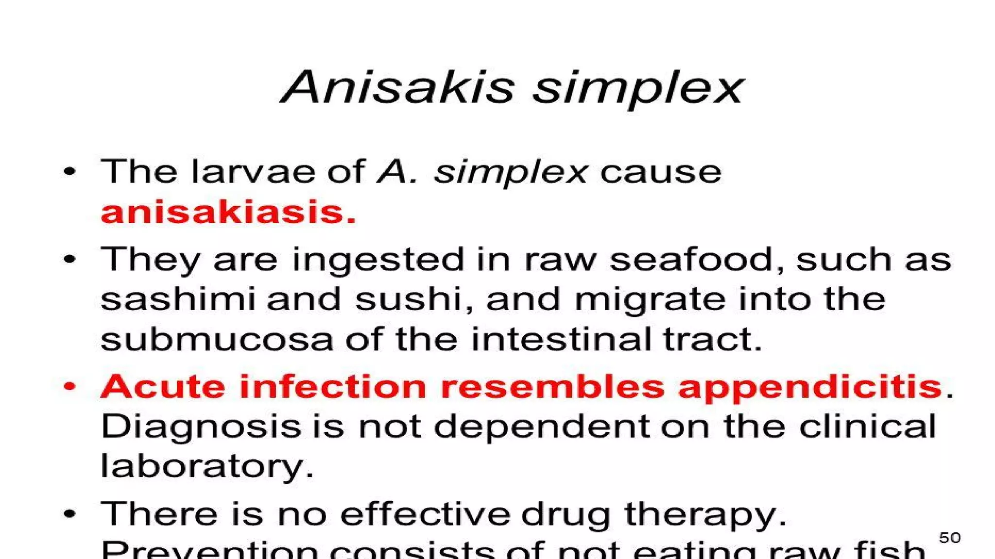Anisakis Simplex | PDF