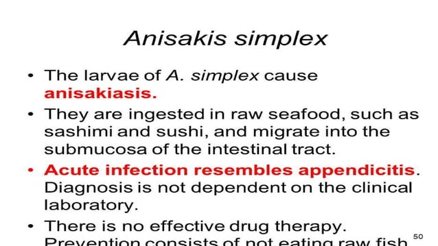 Anisakis Simplex | PDF