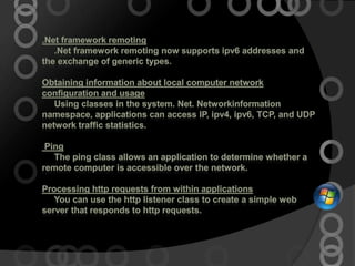 An isas presentation on .net framework 2.0 by vikash chandra das | PPT