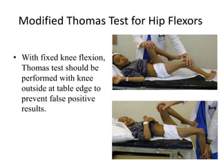 Positive Thomas Test