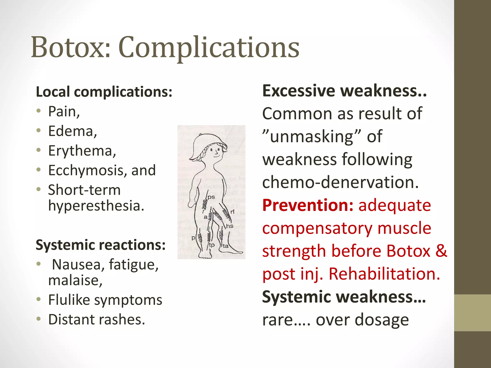 Cerebral Palsy Spasticity Management & Botox therapy | PPTX