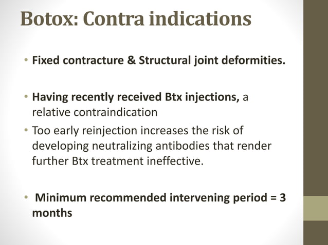 Cerebral Palsy Spasticity Management & Botox therapy | PPTX | Physical ...