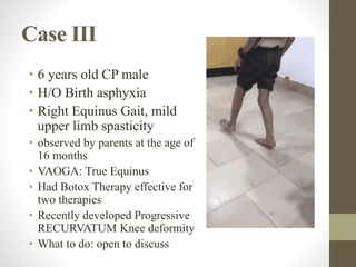 Cerebral Palsy Spasticity Management & Botox therapy | PPTX