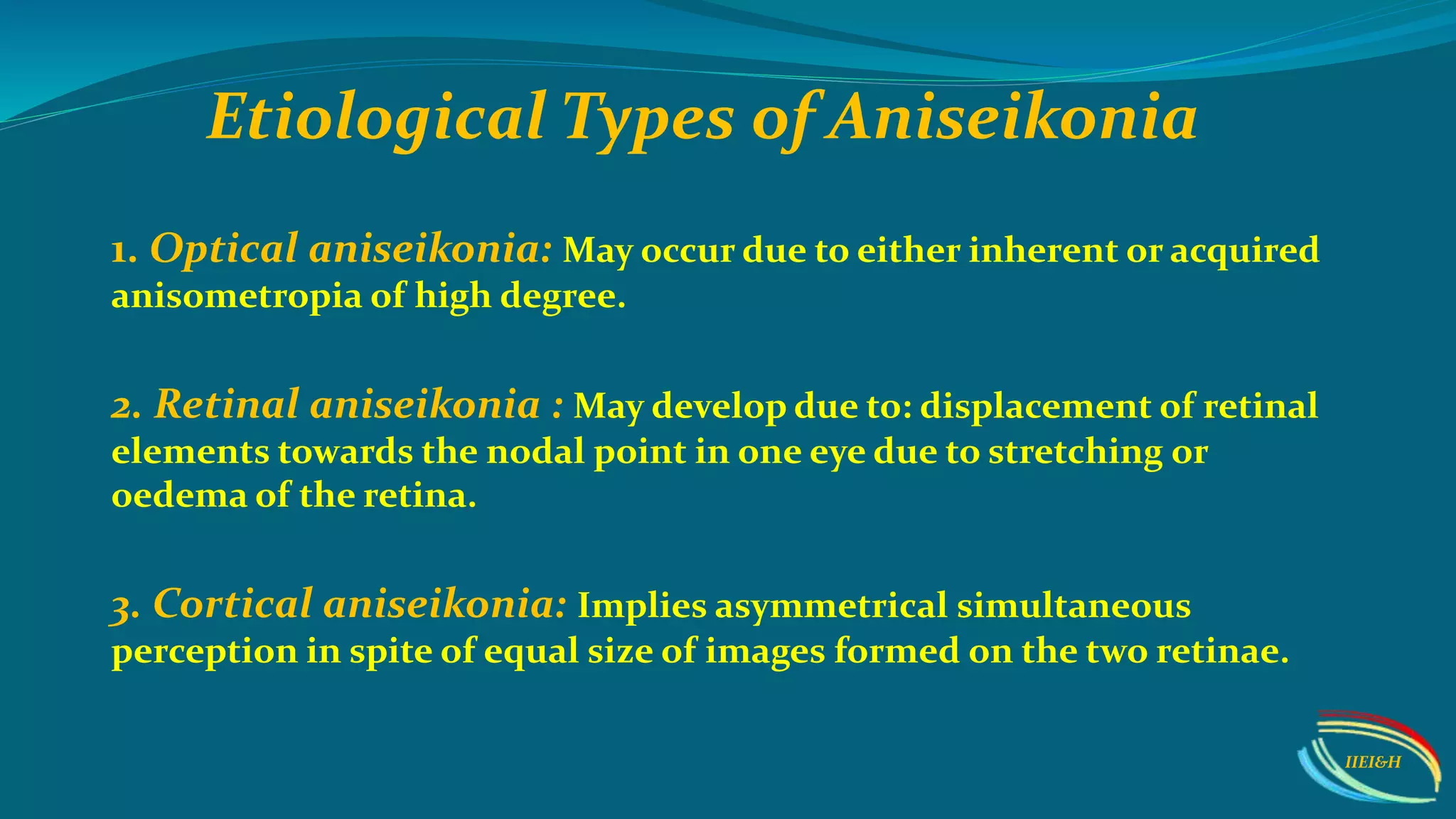Aniseikonia | PPTX