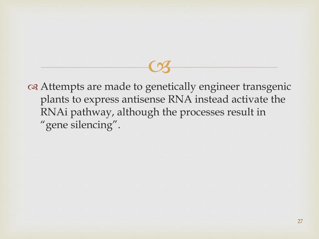 Antisense RNA technology | PPTX