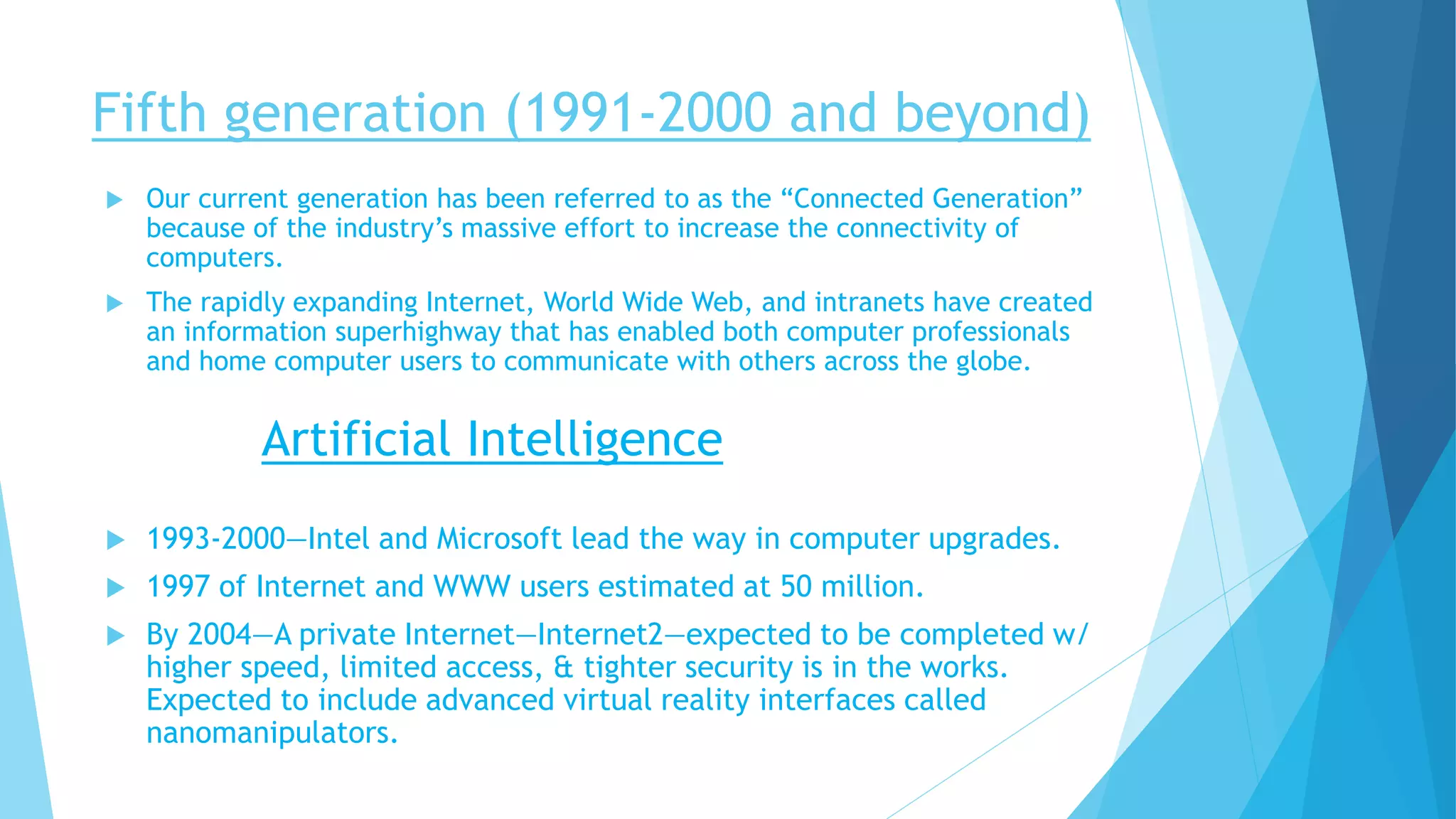 Evolution of Computers and Generation of computers | PPTX