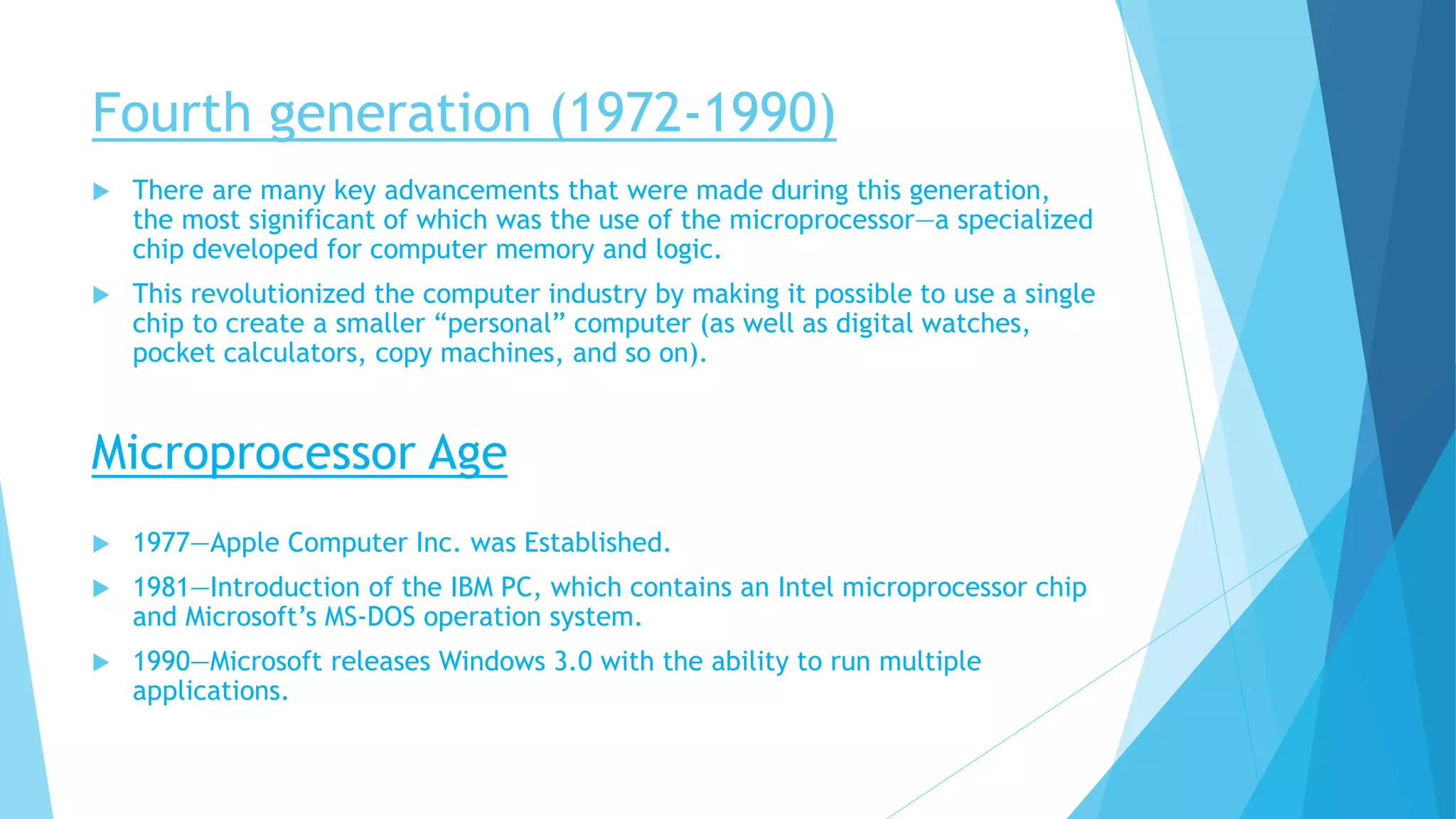 Evolution of Computers and Generation of computers | PPTX