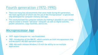 Evolution of Computers and Generation of computers | PPTX