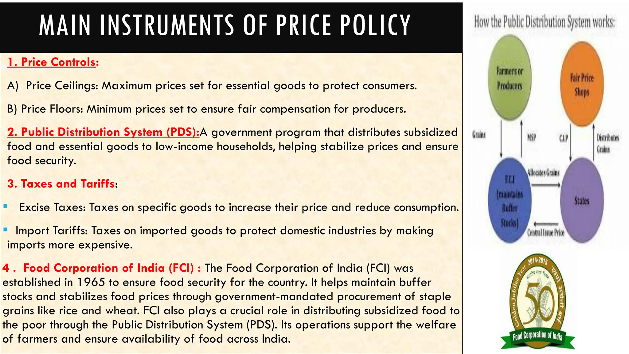 Agricultural Price Policy of India , Economics | PDF