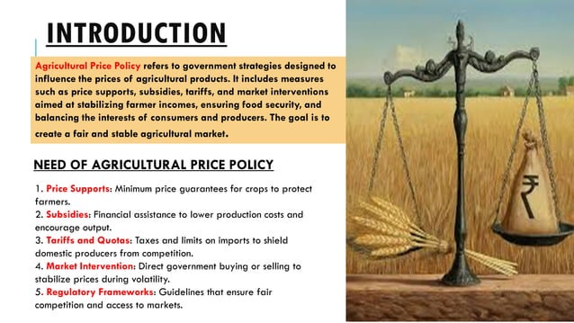 Agricultural Price Policy of India , Economics | PDF