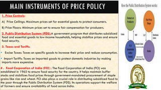 Agricultural Price Policy of India , Economics | PDF