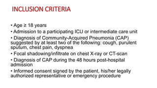anisha j club.pptx ON TOPIC OF HYDROCORT IN SEVERE COMMUNITY ACQUIRED ...