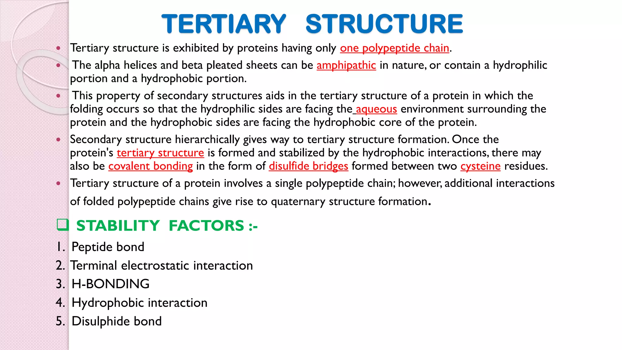 Protein Folding-biophysical and cellular aspects, protein denaturation ...
