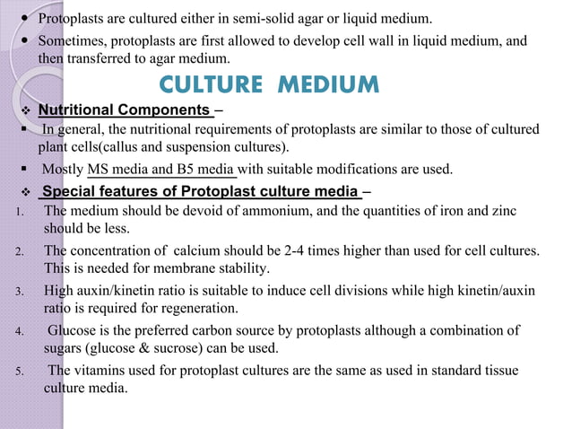 Protoplast isolation,culture & fusion | PPTX | Biological Sciences ...
