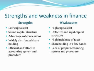 strategic factors in organisational analysis | PPTX