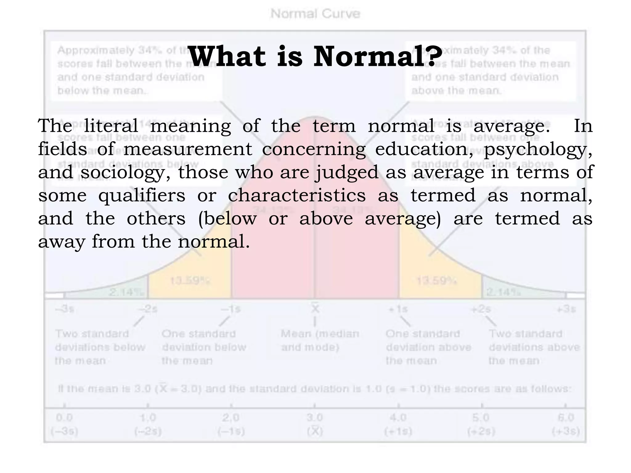 the normal curve | PPTX