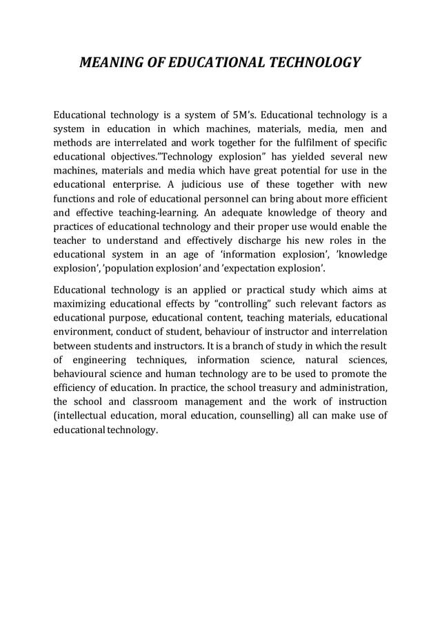 educational technology | PDF