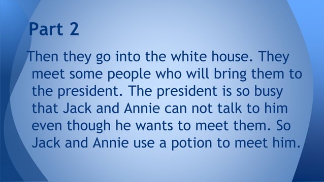 Magic Tree House #47: Abe Lincoln at Last | PPT