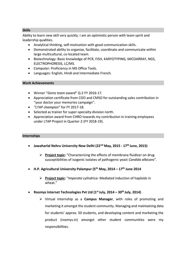 Anish goel resume pmt | PDF