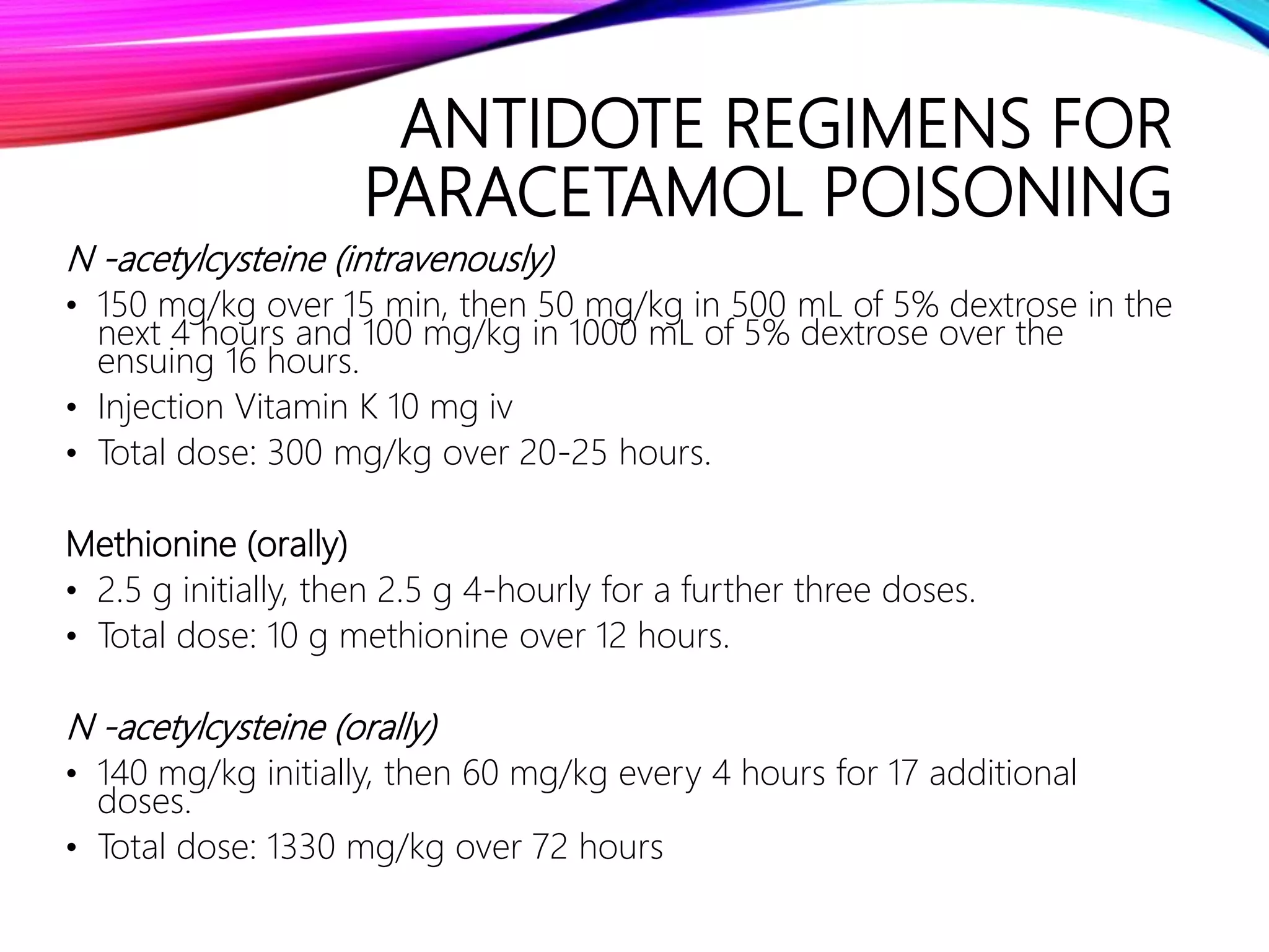 Paracetamol poisoning by Dr. Aryan | PPTX