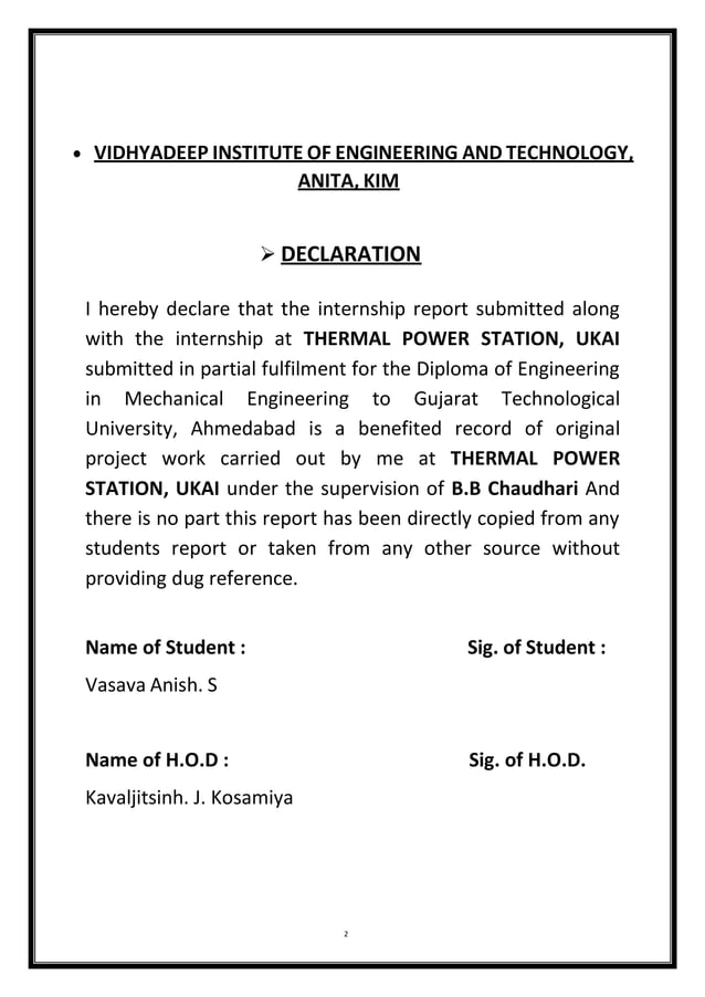 Thermal Power Station Ukai Report pdf 24 | PDF