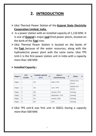 Thermal Power Station Ukai Report pdf 24 | PDF