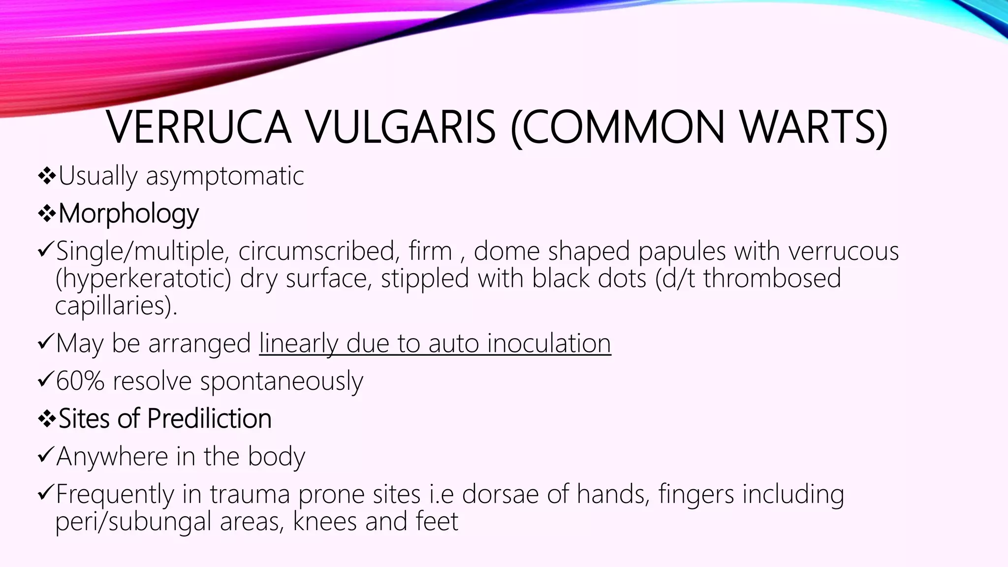 Warts (Verruca) by Dr. Aryan | PPTX