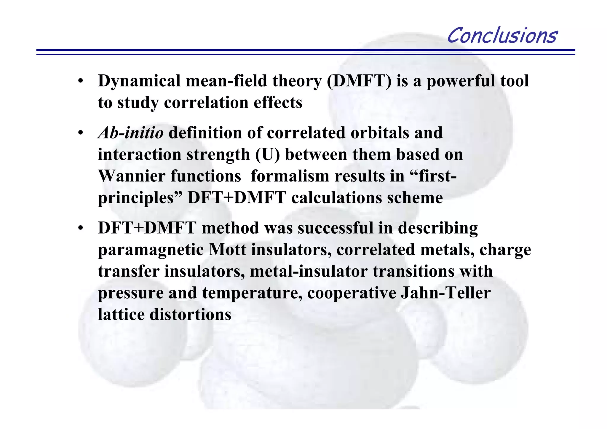 Density Functional and Dynamical Mean-Field Theory (DFT+DMFT) method and its application to real ...