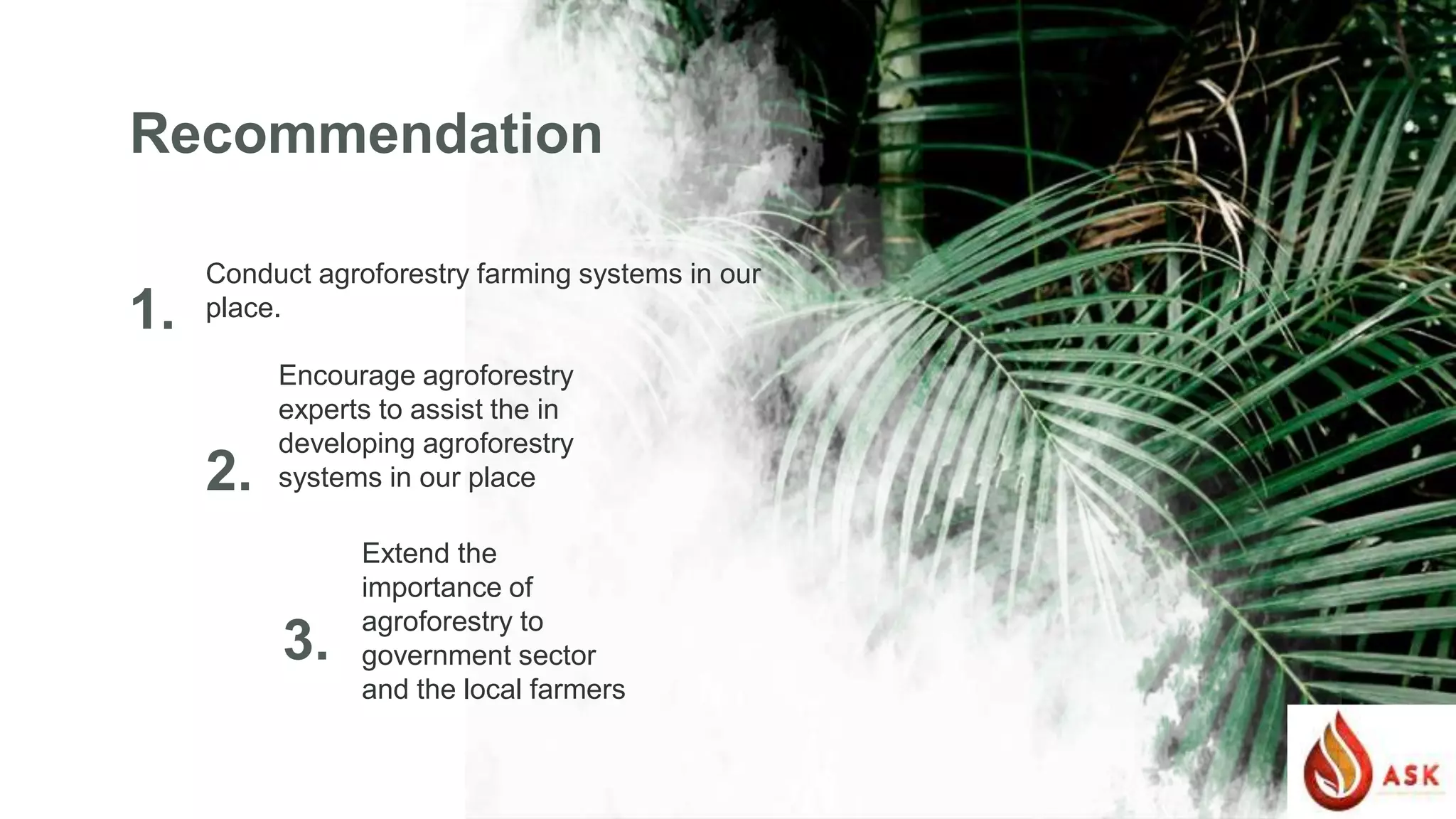 Agroforestry to Soil and Water Conservation | PPTX