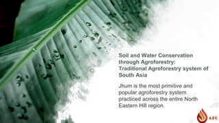 Agroforestry to Soil and Water Conservation | PPTX