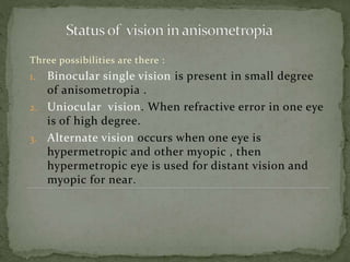Anisometropia | PPTX