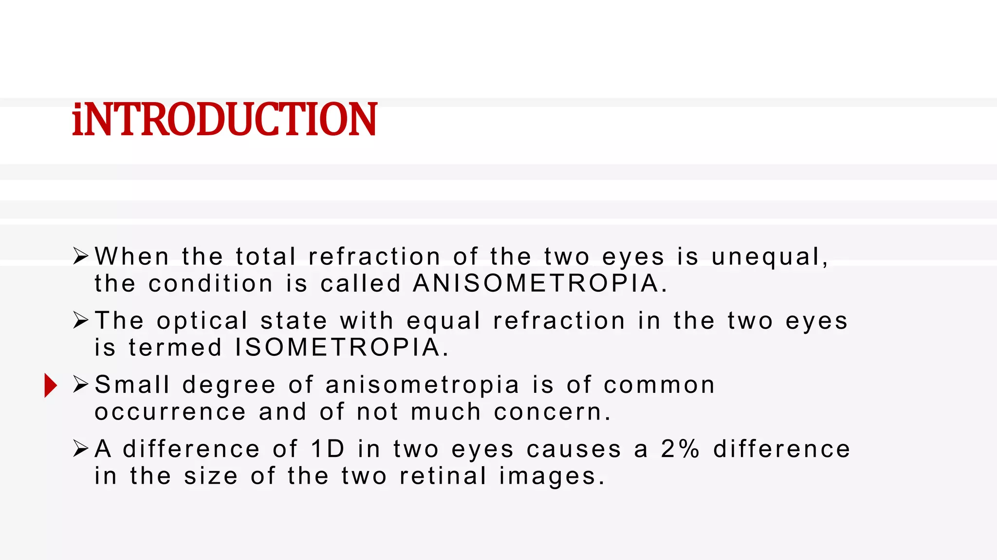 Anisometropia | PPTX