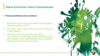 Anisometropia | PPTX