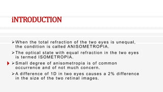 Anisometropia | PPTX