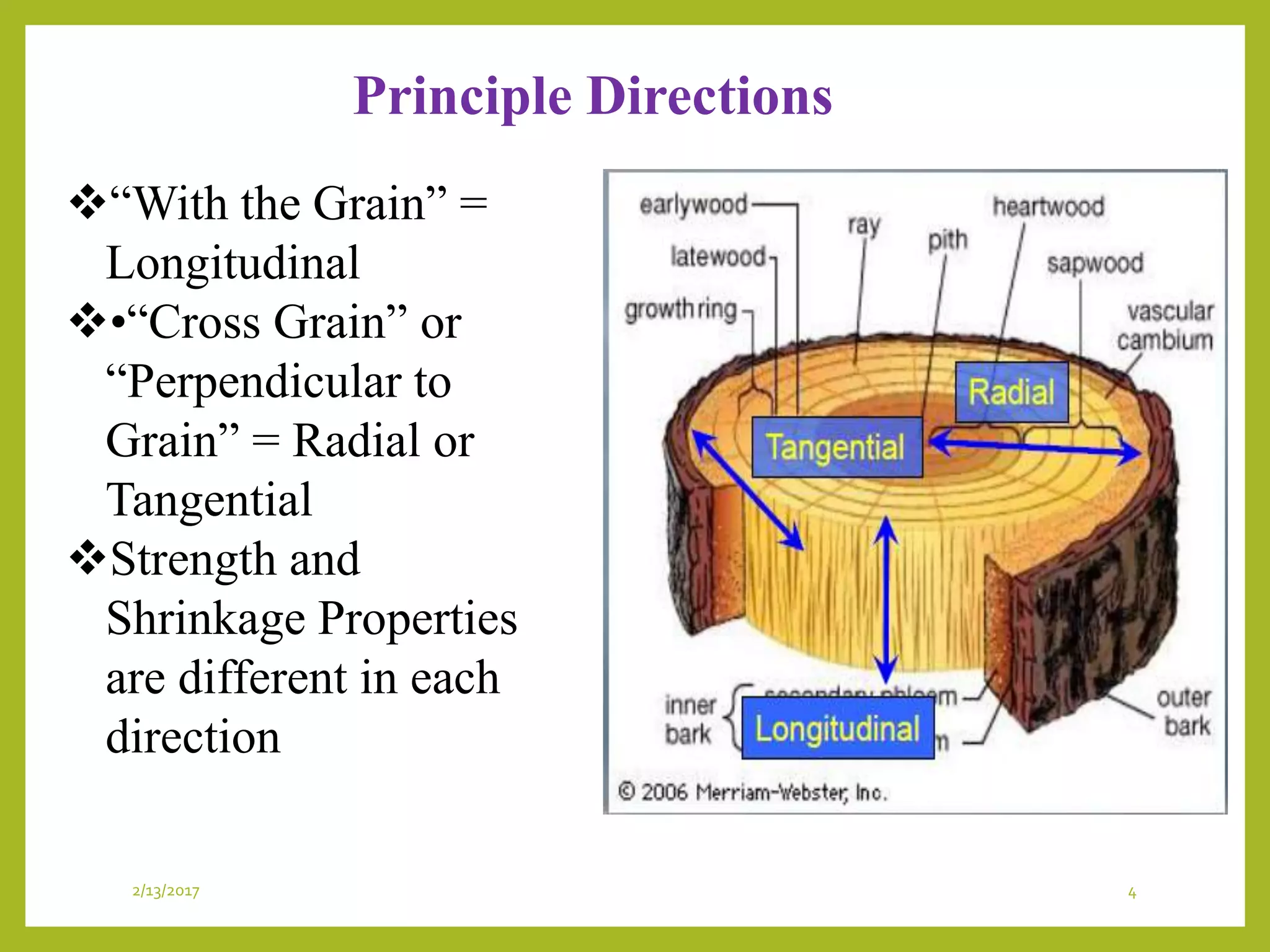 Anisotropic nature of wood | PPTX
