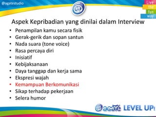 Interview Communication by Anita | PDF