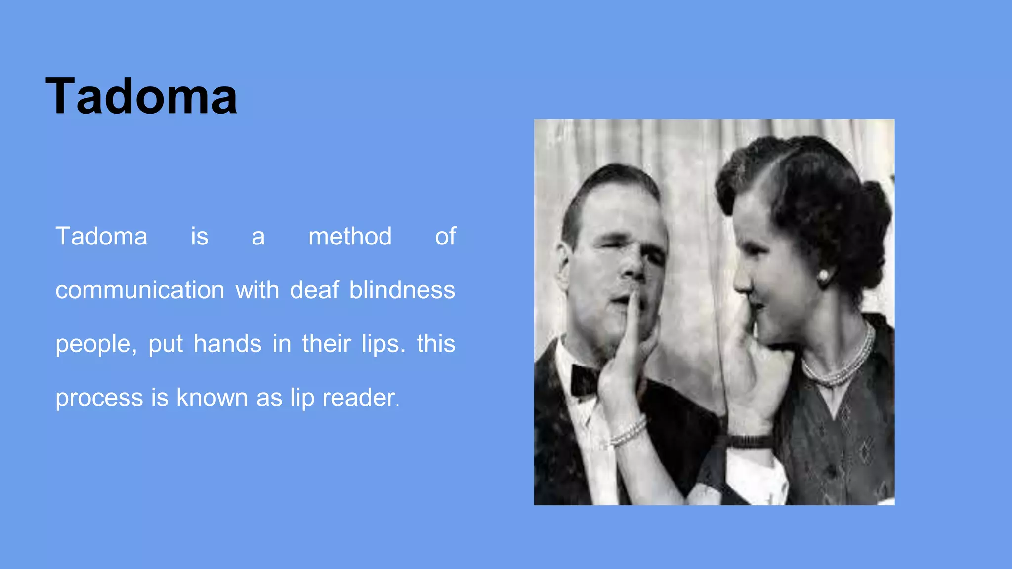 " Communication System for the Deaf -Blind People" | PPTX