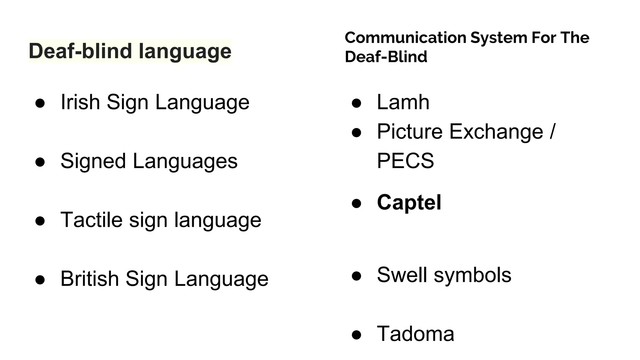 " Communication System for the Deaf -Blind People" | PPTX