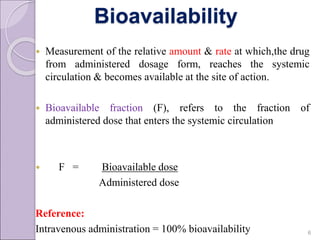 Anita bioavailability seminar | PPTX | Pharmaceutical Industry | Industries