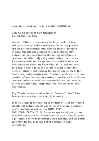 Anita Davis Boykins, DNSc, FNP-BC, PMHNP BCCore Communicat.docx