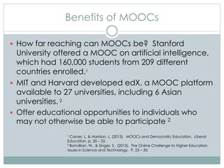 Open Educational Resources and Open Education | PPTX