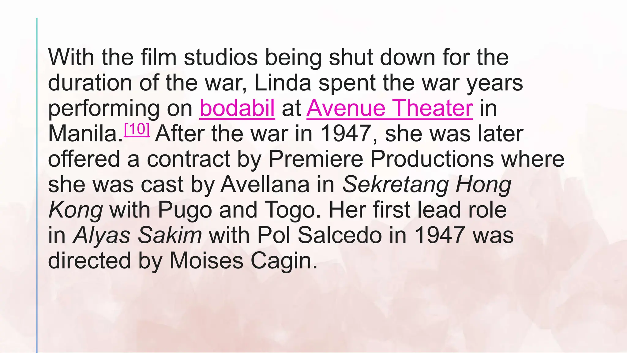 Anita Linda Life, Career, Film, Production, Television.pptx