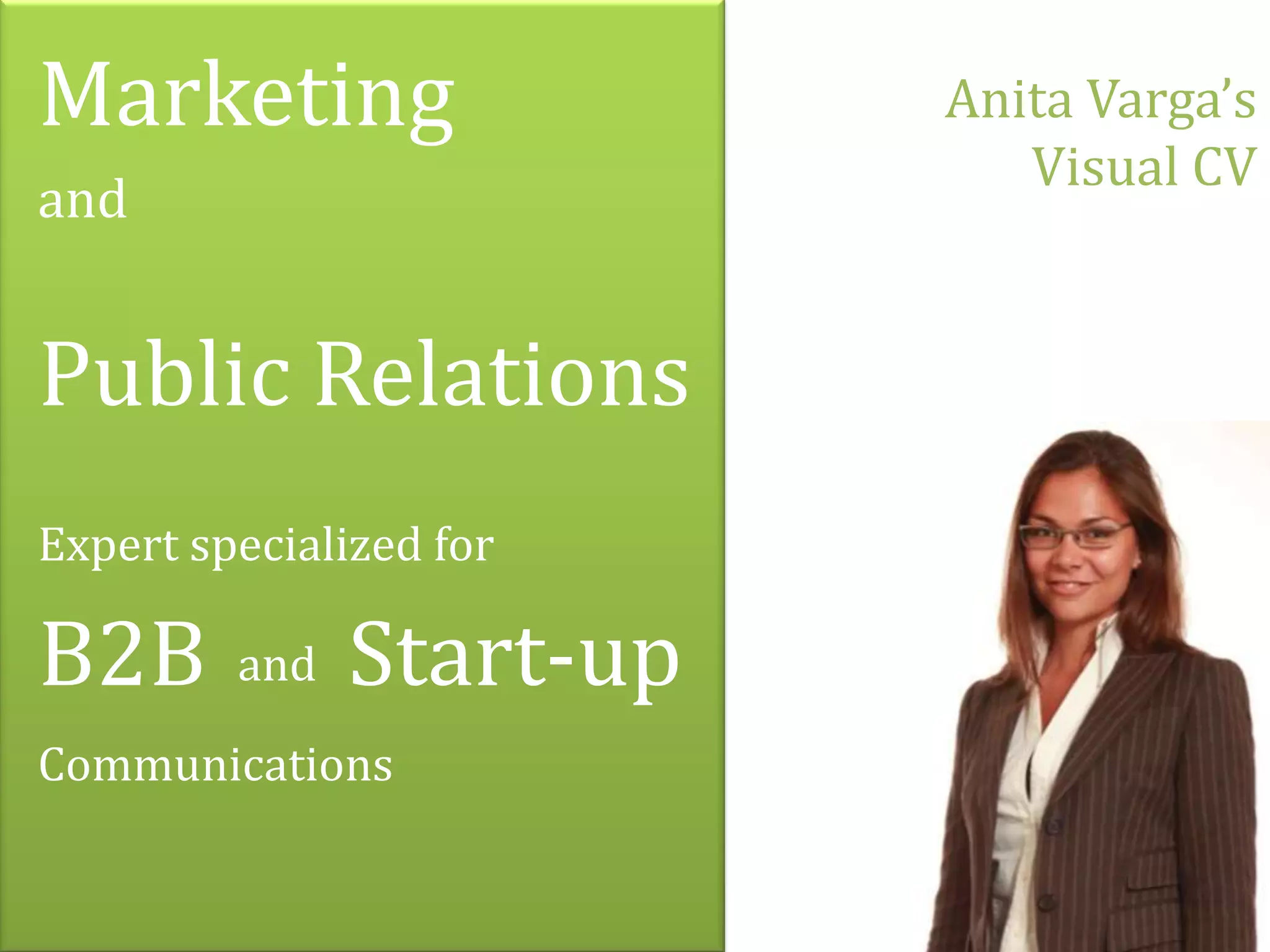 Anita varga visual cv | PPTX