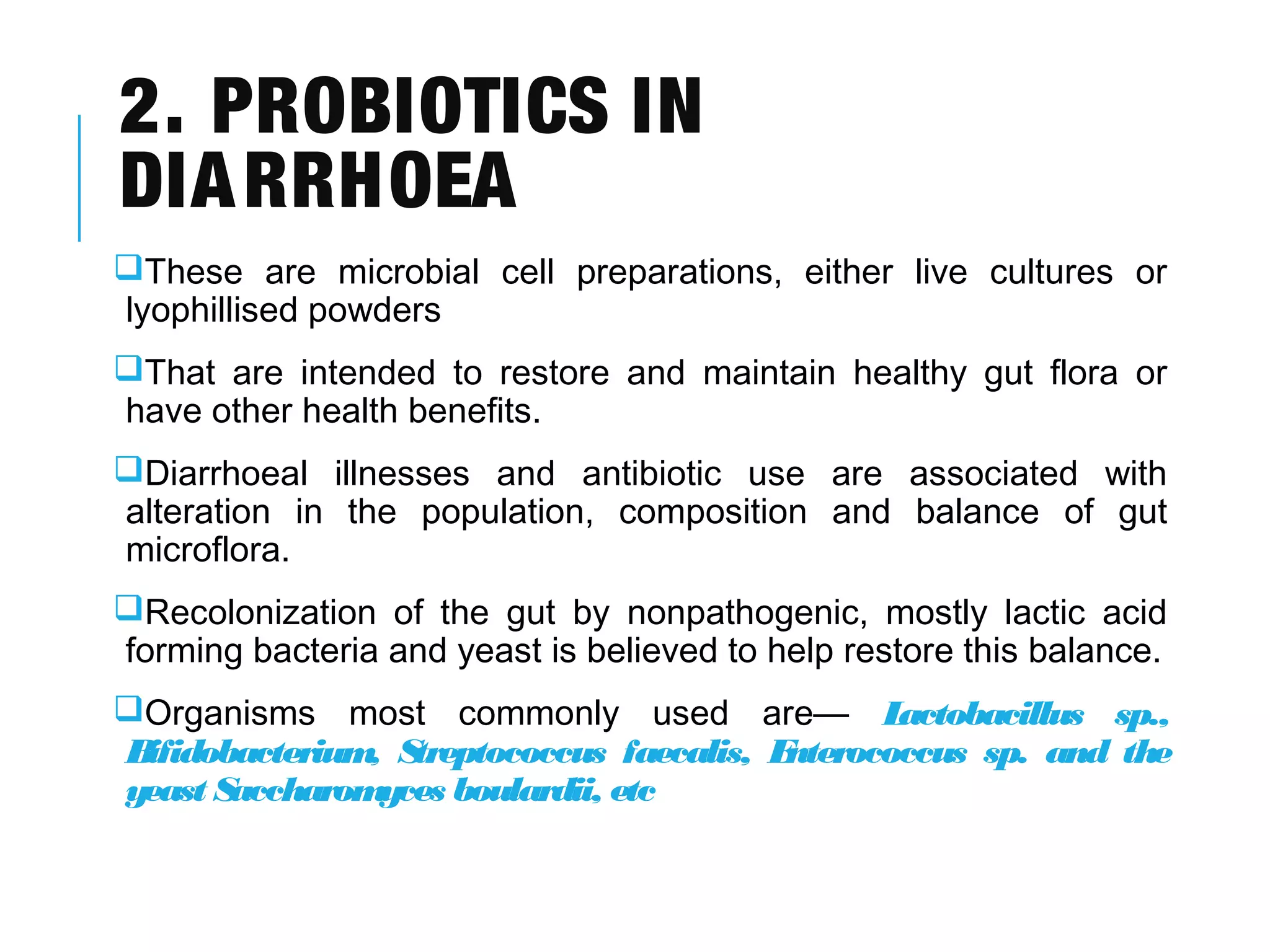 Pharmacology of antidiarrheal drugs | PPT