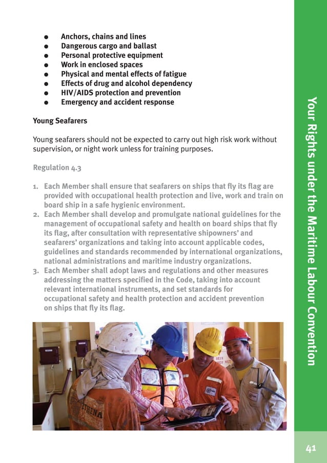 An itf guide for seafarers to the ilo | PDF