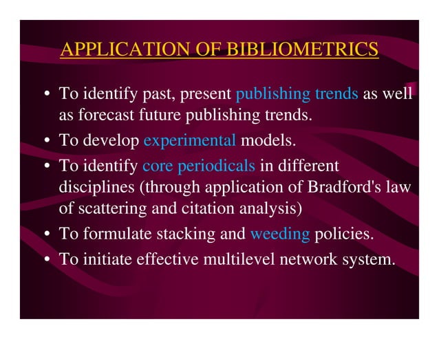 bibliometrics | PDF | Desktop Publishing | Computer Software and Applications