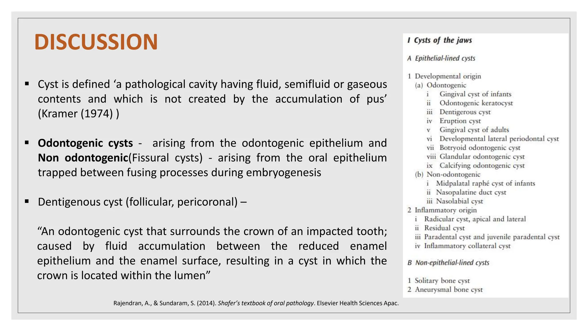 DENTIGEROUS CYST - a case presentation with review | PPTX
