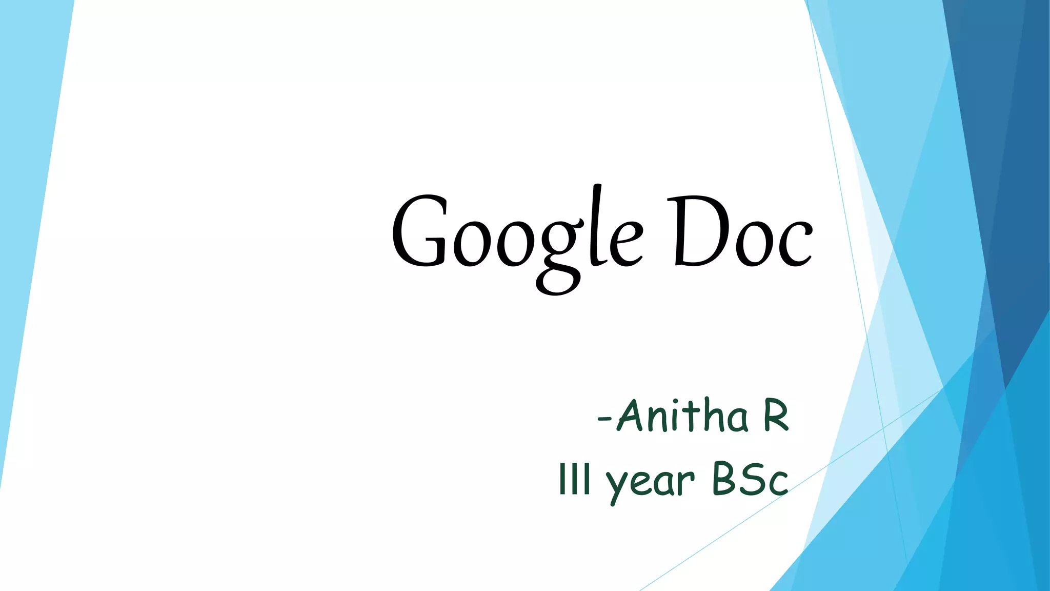 google doc.pptx | Desktop Publishing | Computer Software and Applications